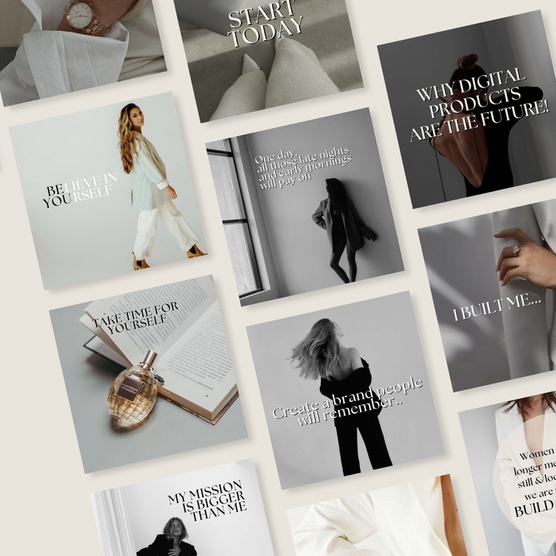 Faceless Aesthetic Posts Social Media Posts Faceless Marketing ...