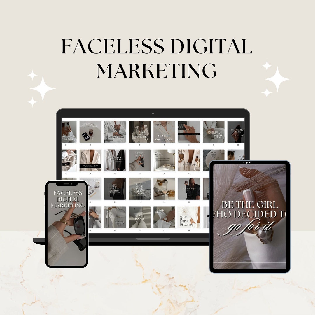 Faceless Aesthetic Posts Social Media Posts Faceless Marketing ...