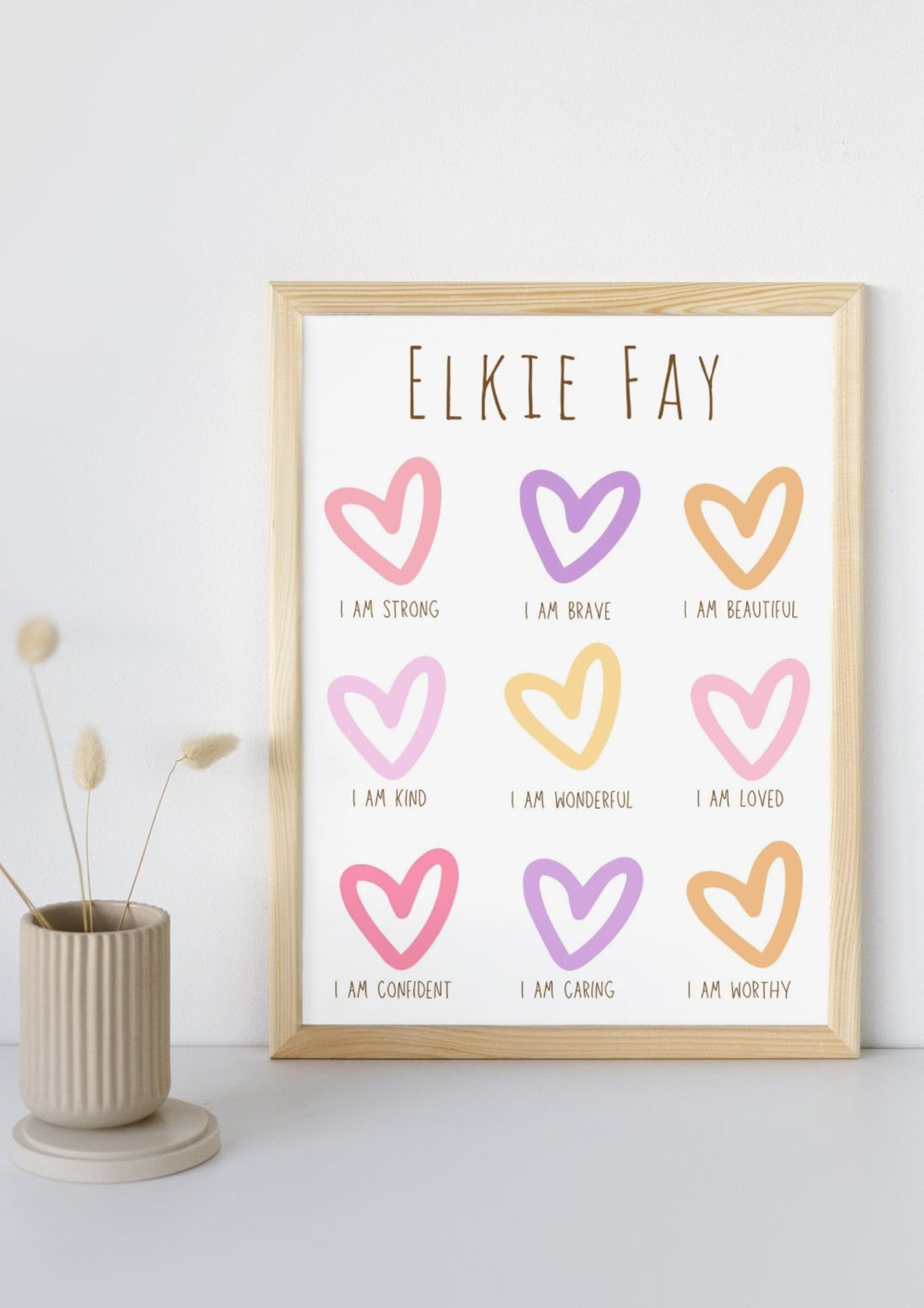 Kids Affirmation Poster - Printable Affirmations - Digital Printable ...