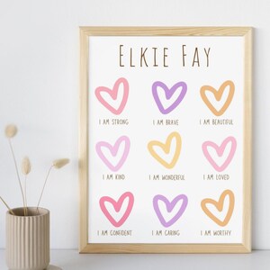 Kids Affirmation Poster - Printable Affirmations - Digital Printable ...