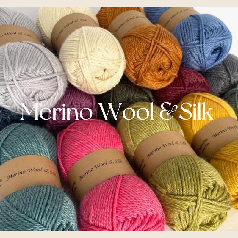 Pink White Yarn Dk - Etsy