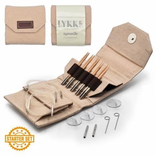 Naturele Lykke Knitting Needle Starter Short Set 3.5 Long Set 5 Gift ...