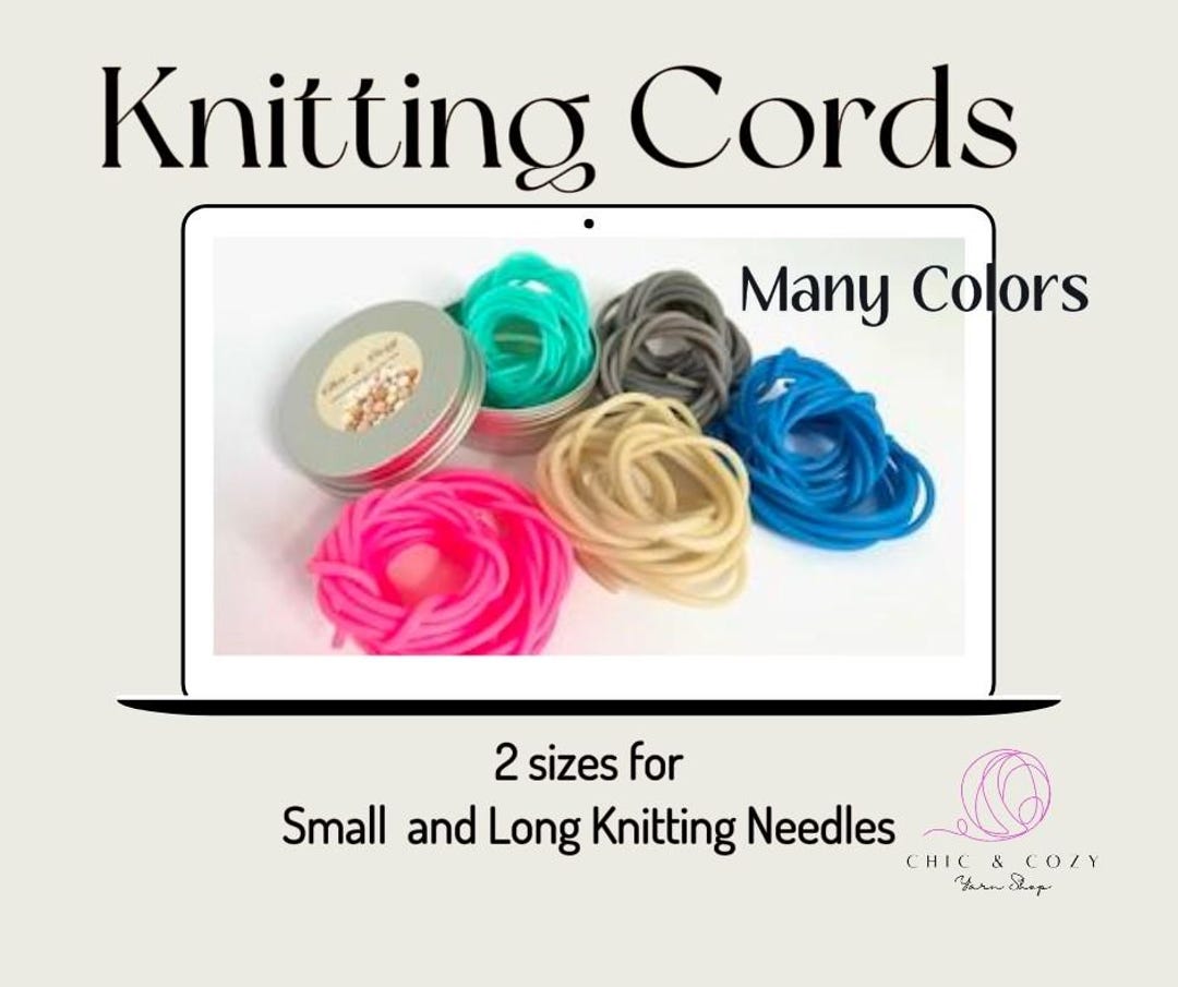 Knitting Cords to Put Stitches on Hold Hollow Cable for Hold Stitch ...