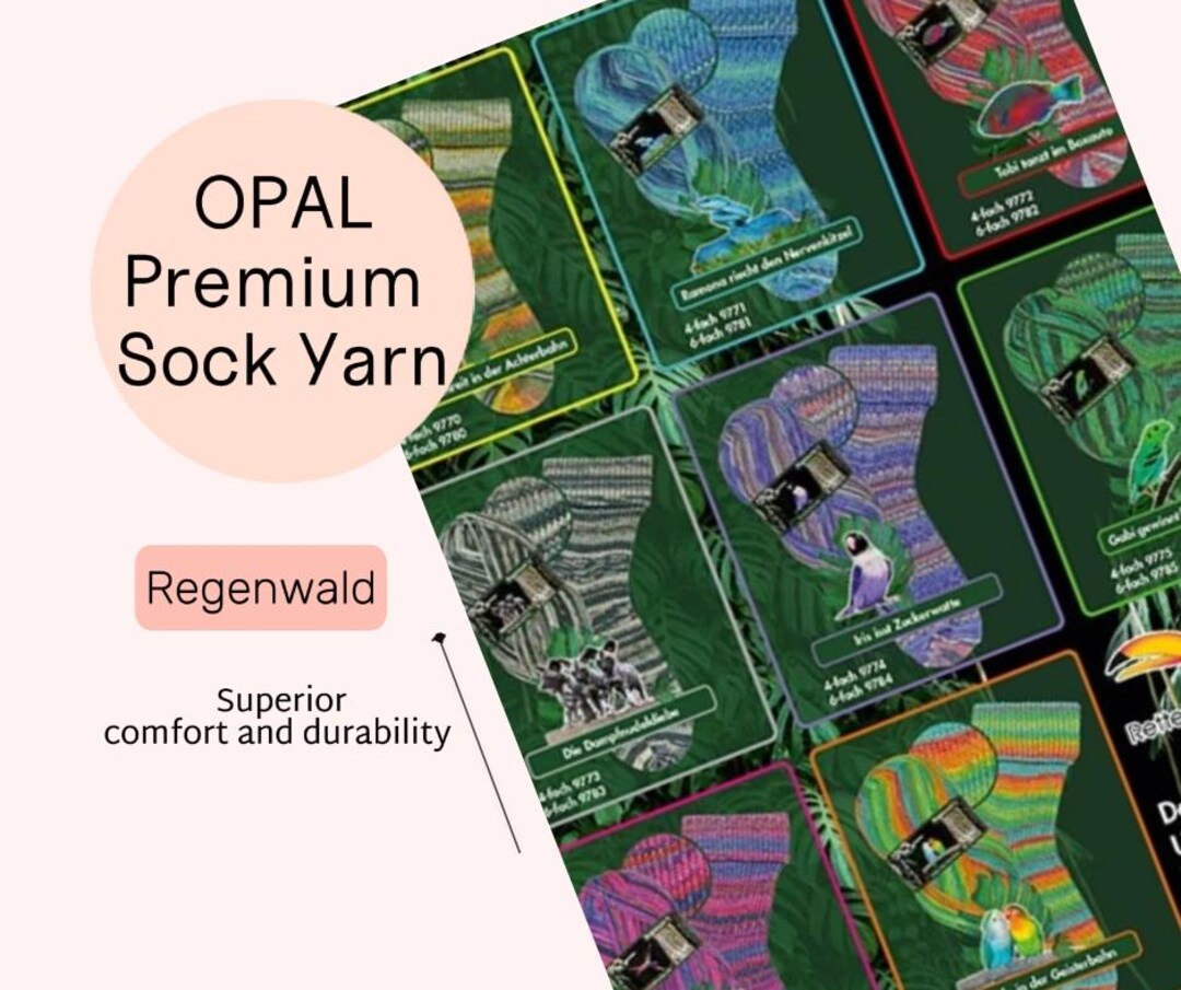 Opal Yarn is Quality and Durable Sock Yarn on Sale Soft Wool and Nylon ...