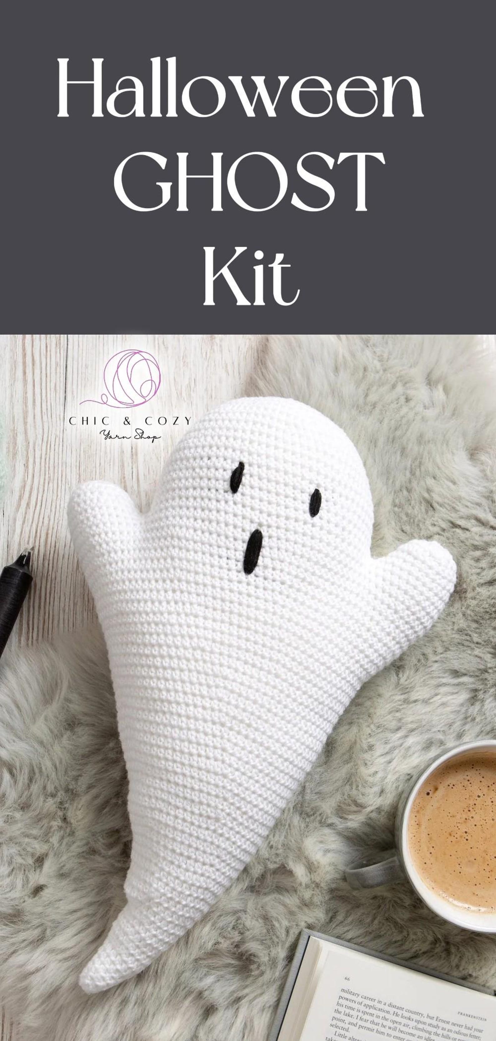 Ghost Crochet Kit Halloween Ghost Kit Gift Box Home Decor Piece Gift ...