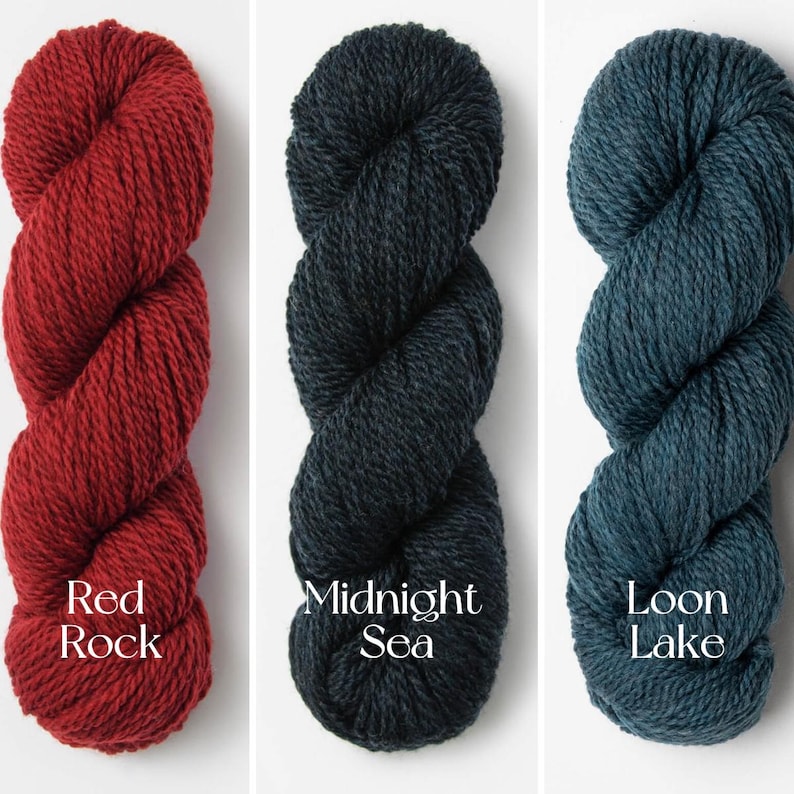 Soft Yarn Woolstok Worsted Yarn Blue Sky Fiber Quality Highland Wool ...