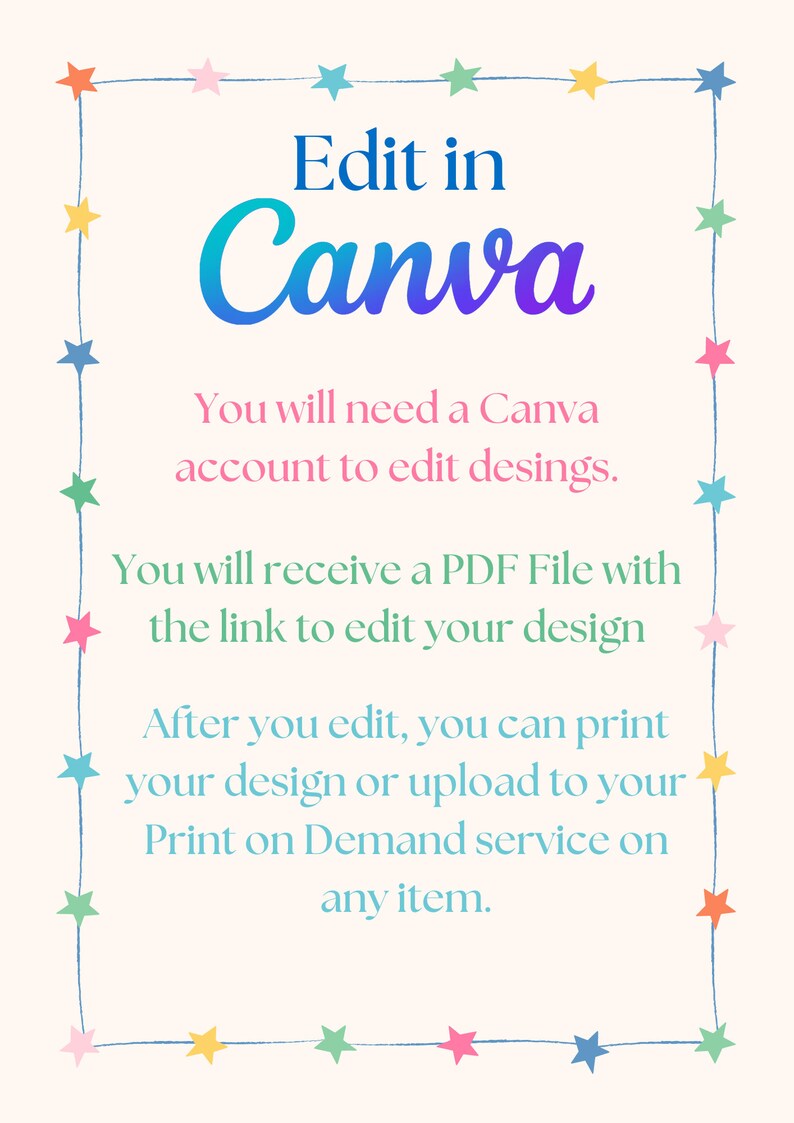 Pastel Colors Custom Name Phone Case Edit in Canva Personal Commercial ...