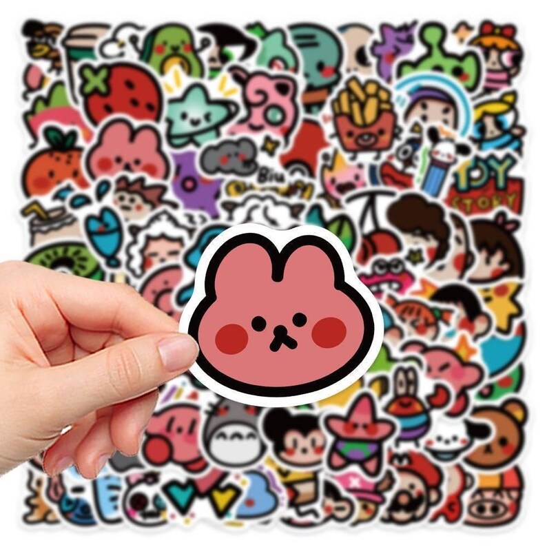 90pcs Old School Stickers – Waterproof PVC, Cute Decorative Stickers ...