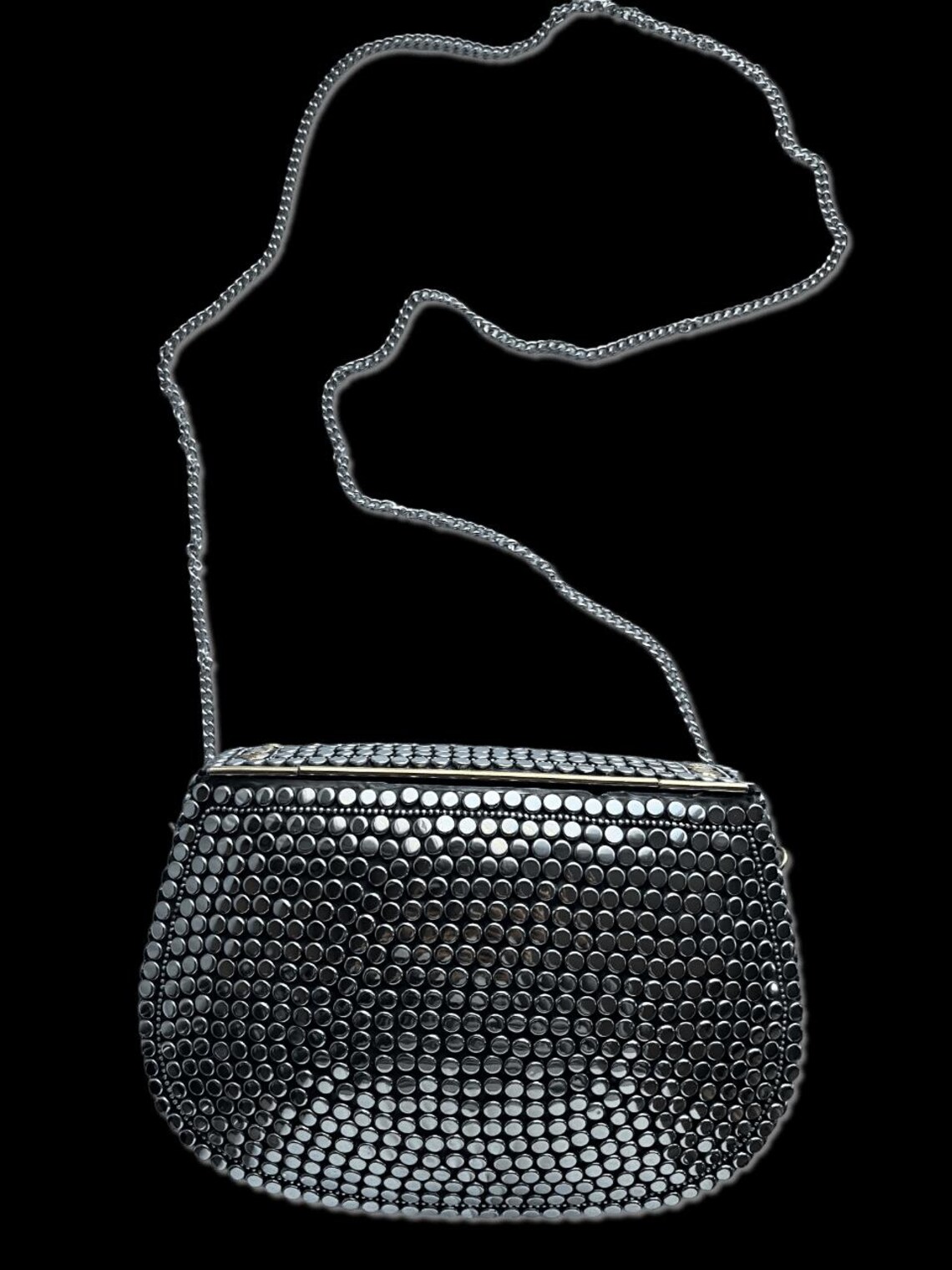 Fun Silver-gold Sling Bag - Etsy