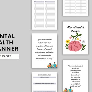Mental Health Planner - Holistic Mental Health & Habit Tracker ...