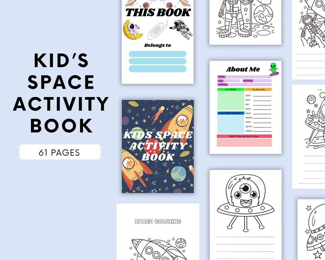 Kids Space Activity Book - Activity Book - Prep School - Pre School ...
