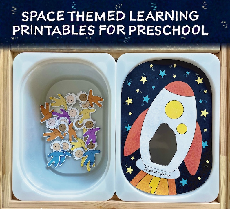 Space Theme Activity Kit, Preschool Classroom Printables, Homeschool ...