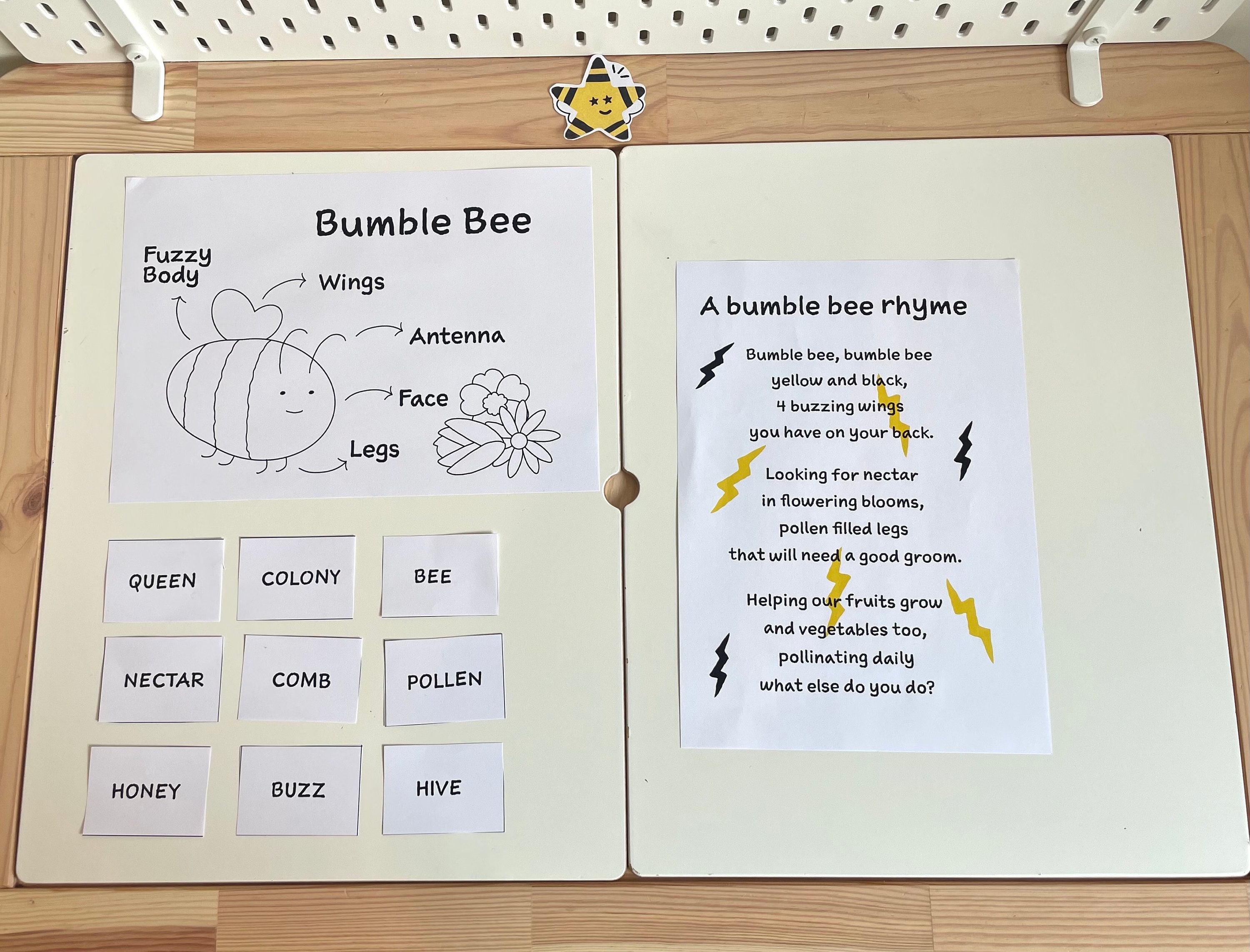 Bee Theme Activity Kit, Classroom Printables, Homeschool Learning ...