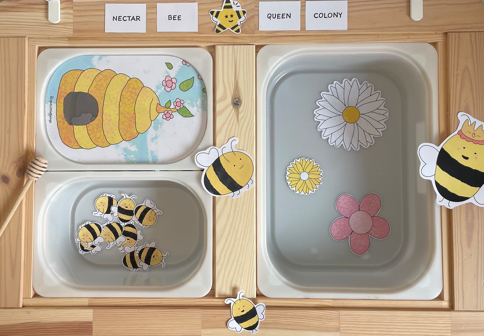 Bee Theme Activity Kit, Classroom Printables, Homeschool Learning ...