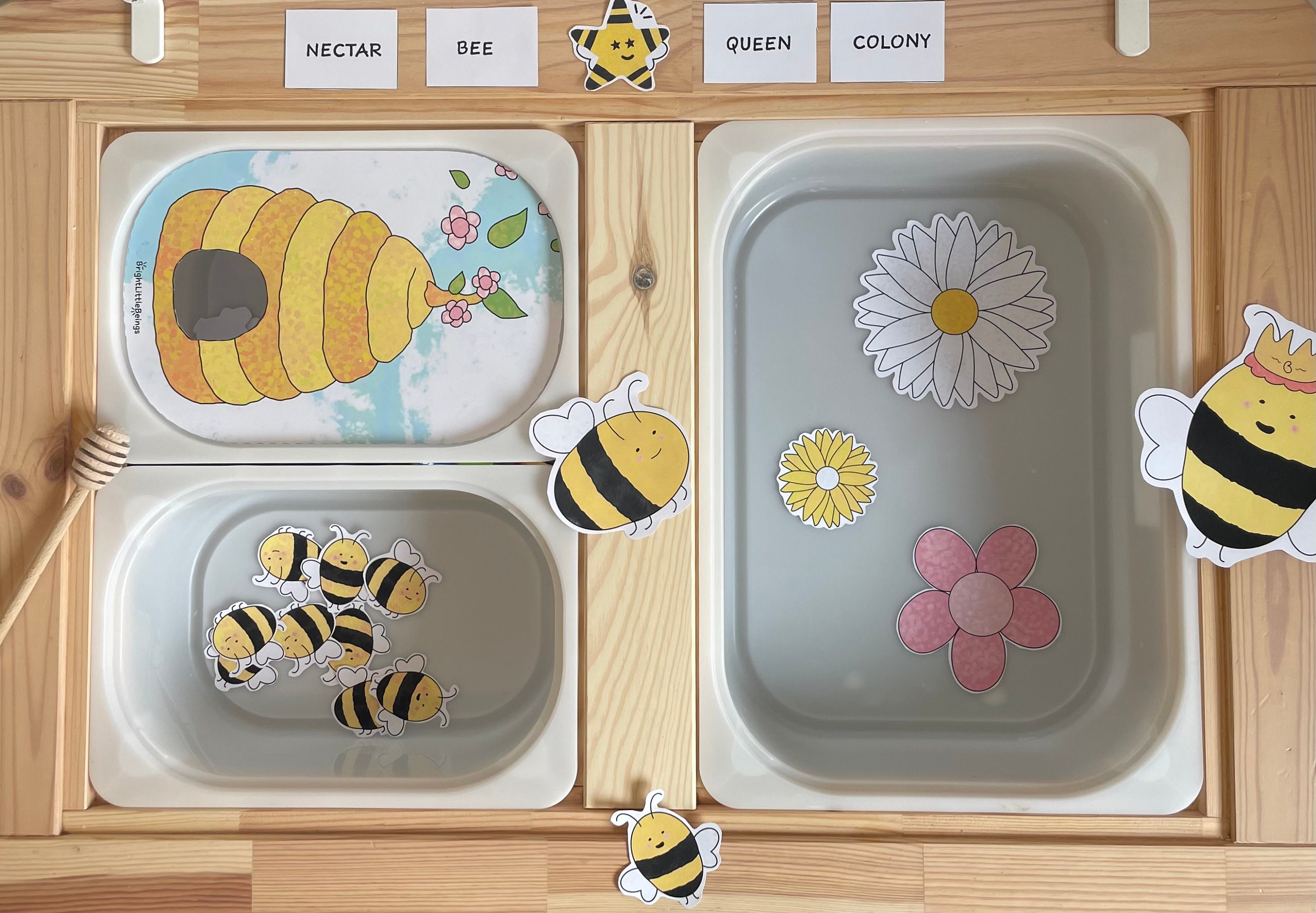 Bee Theme Activity Kit, Classroom Printables, Homeschool Learning ...