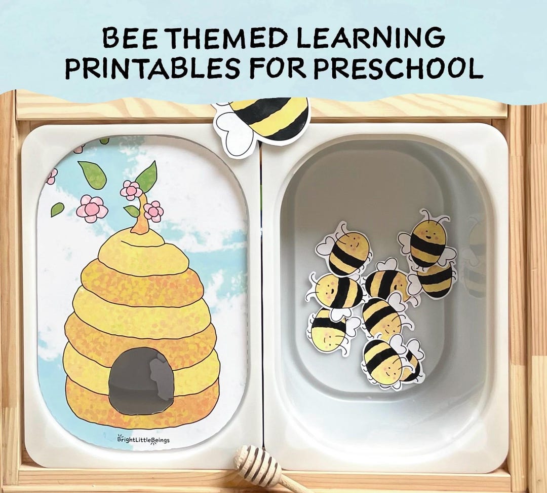 Bee Theme Activity Kit, Classroom Printables, Homeschool Learning ...