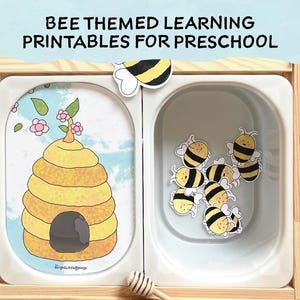 Bee Theme Activity Kit, Classroom Printables, Homeschool Learning ...