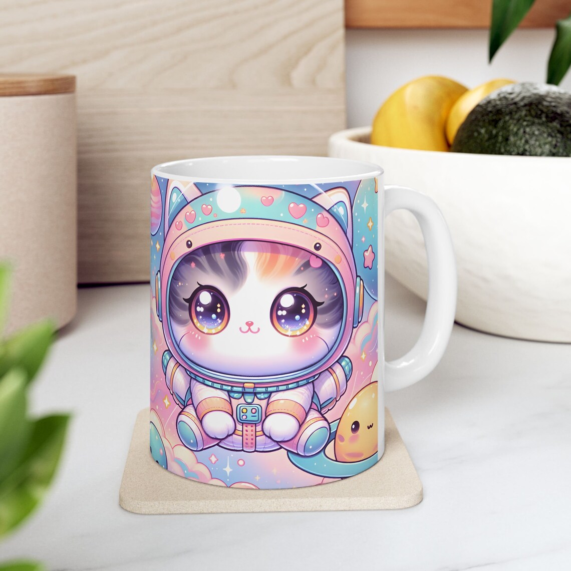 Captain Stardust Whiskers Ceramic Mug, 11oz, 15oz - Etsy