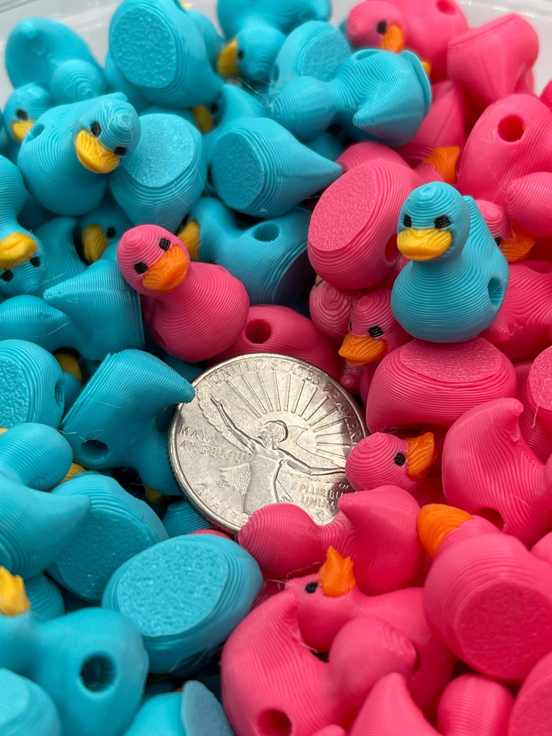 Classic Rubber Duck Inspired Kandi | Pack of 4, 11, 22, 33, 55 Beads ...