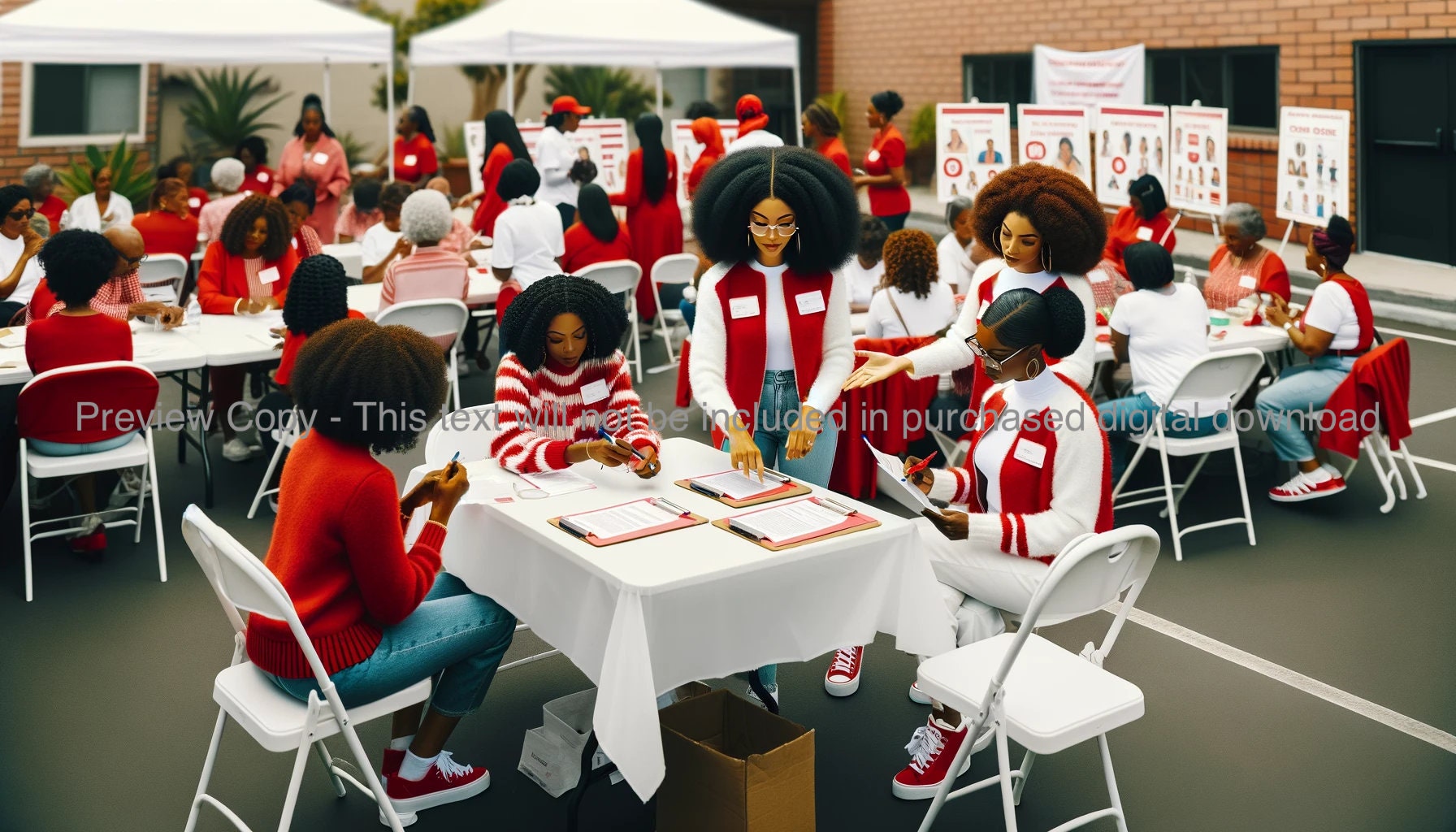 Digital Images: African American Women in Community Service - Etsy