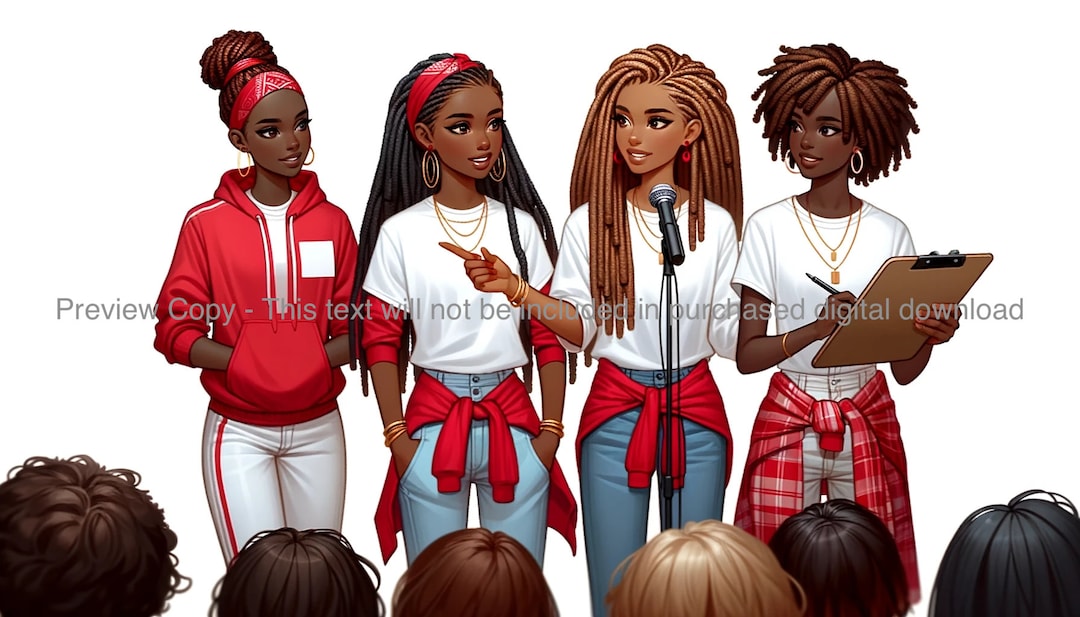 Digital Images: African American Women in Community Service - Etsy