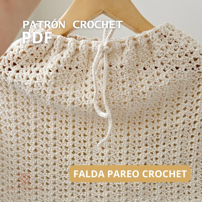 PATRÓN PDF FALDA Pareo Crochet Playa Verano Fácil Idioma Español - Etsy
