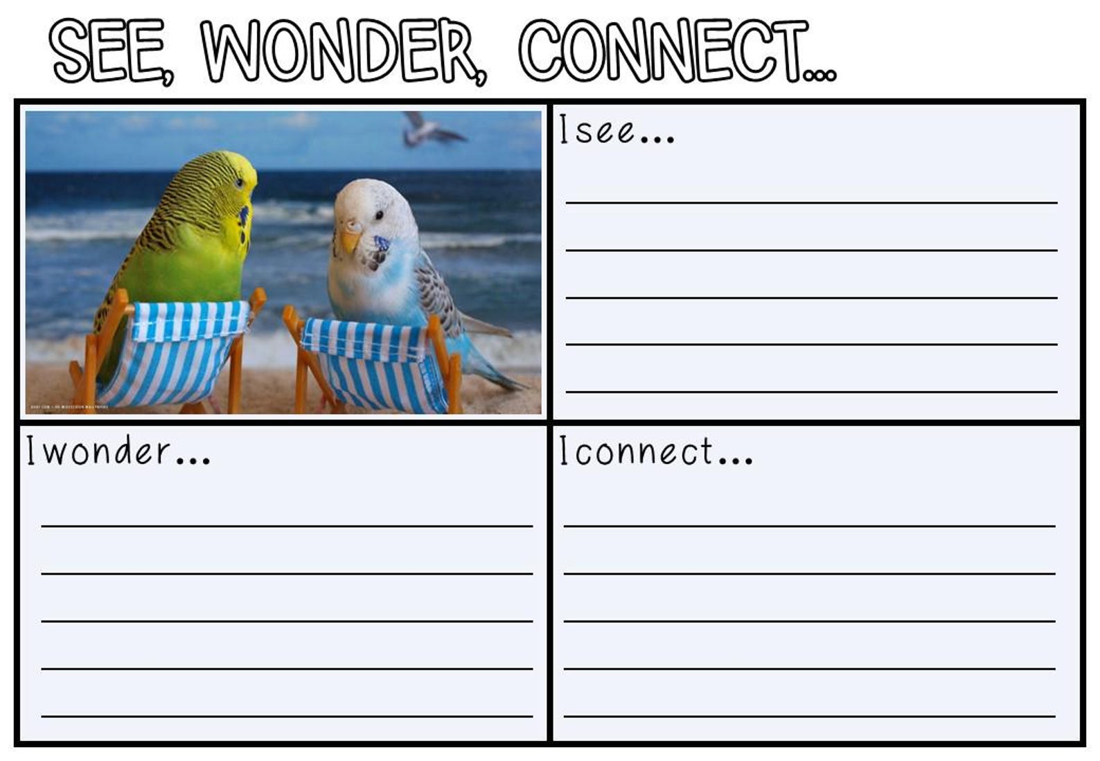 Visual Writing Prompts - Thinking Routines - Reluctant Writers - Writer ...