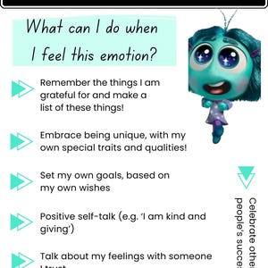 Inside Out 2 Posters - Emotional Toolkit - Emotional Regulation - Etsy