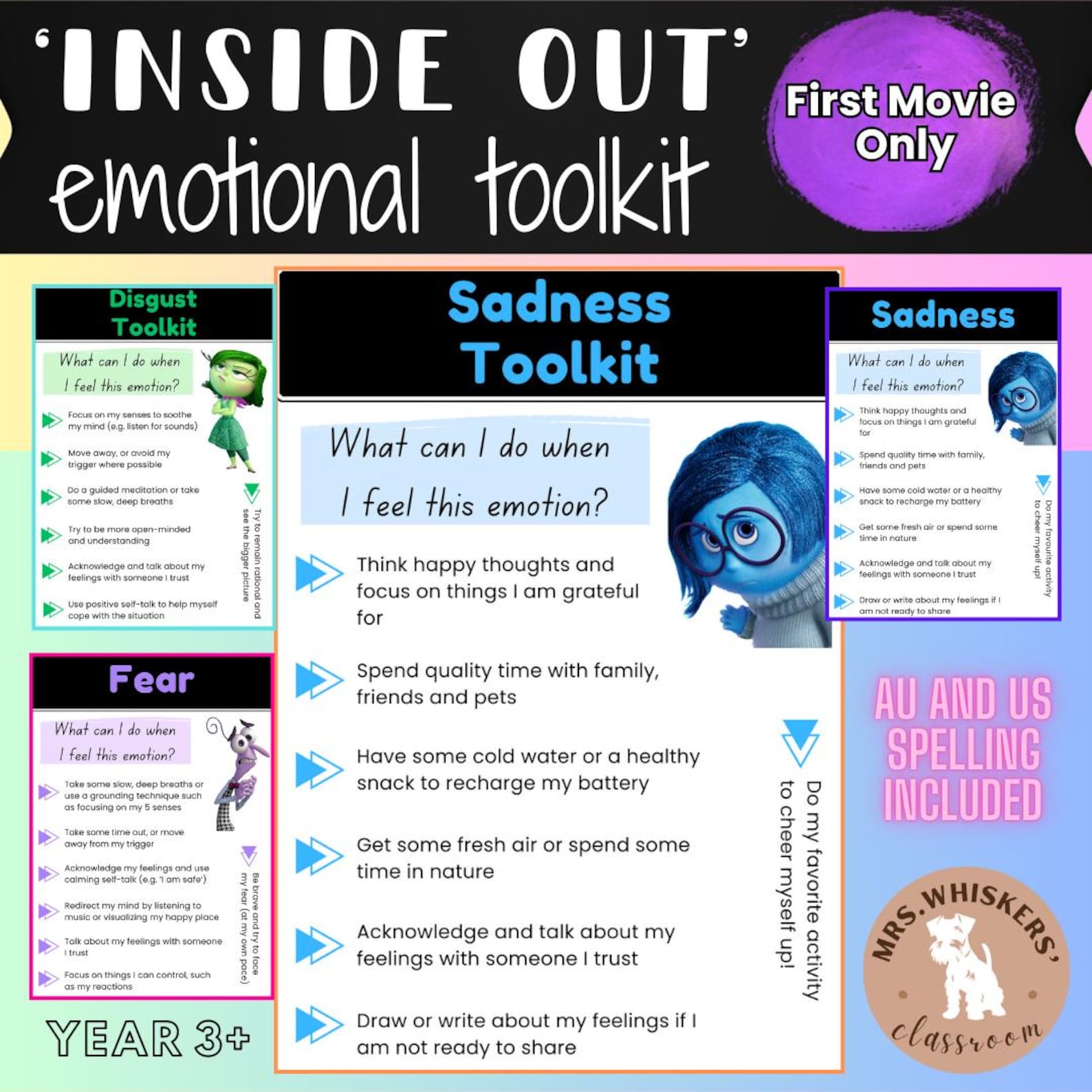 Inside Out - Original Movie - Emotional Toolkit - Coping Skills and ...