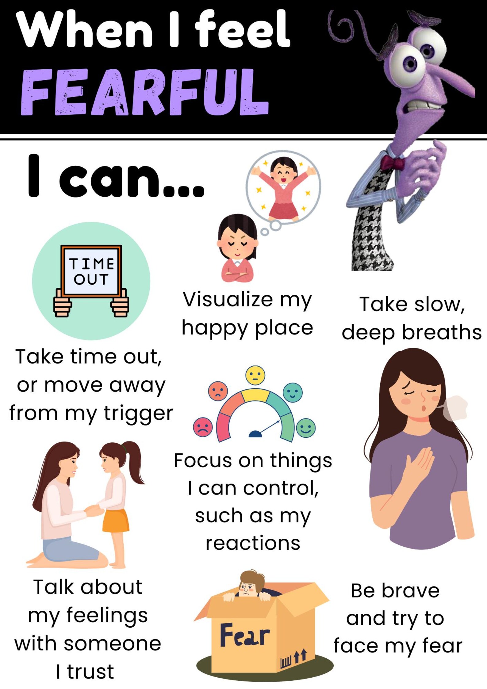 Inside Out Posters - Identifying Emotions & Coping Skills - BUNDLE - Etsy