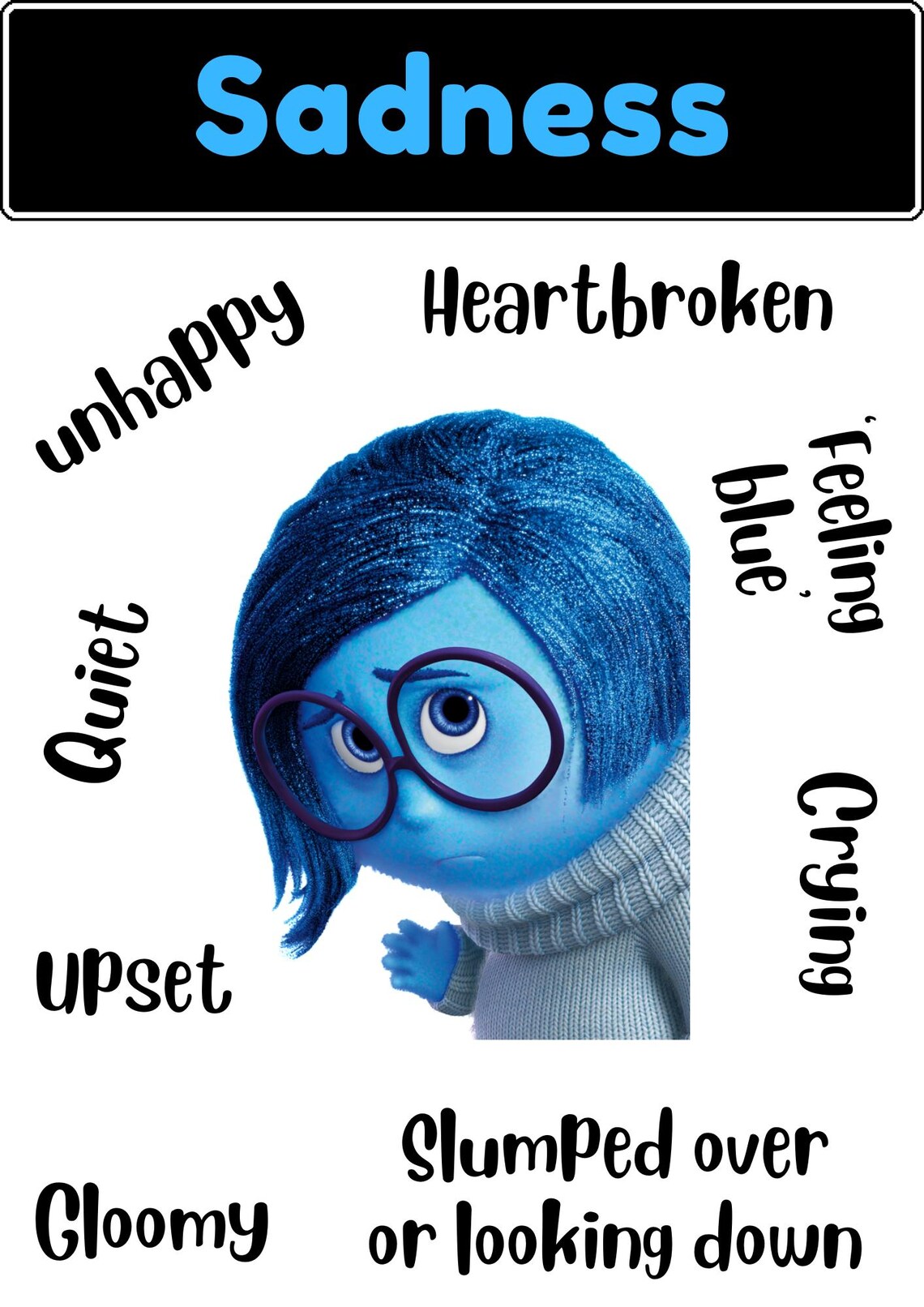 Inside Out Posters - Identifying Emotions & Coping Skills - BUNDLE - Etsy