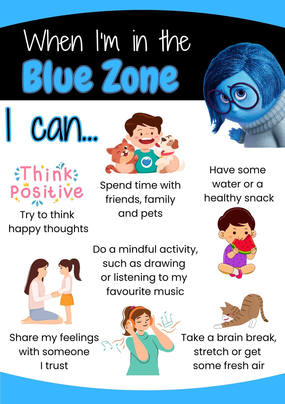 Zones Toolkit - Posters & Cards - Managing Emotions - Etsy