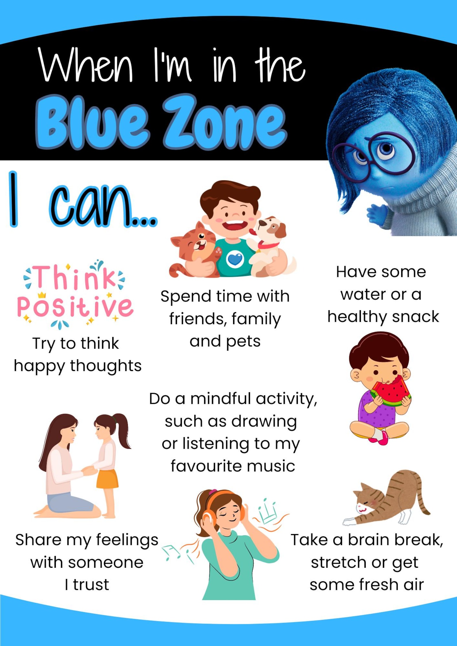 Zones Toolkit - Posters & Cards - Managing Emotions - Etsy