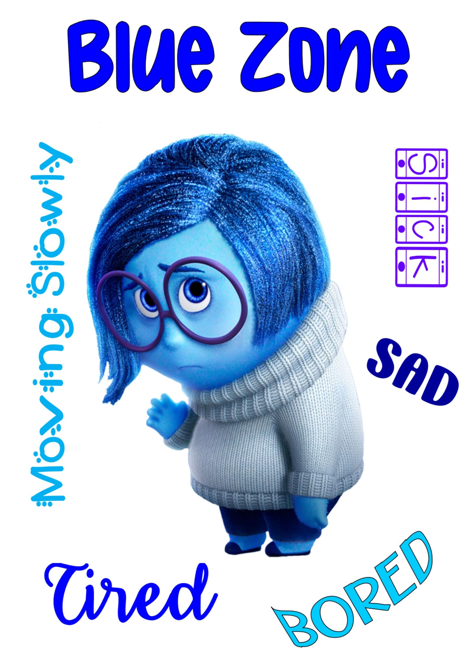 Teaching Zones Inside Out Posters - Etsy