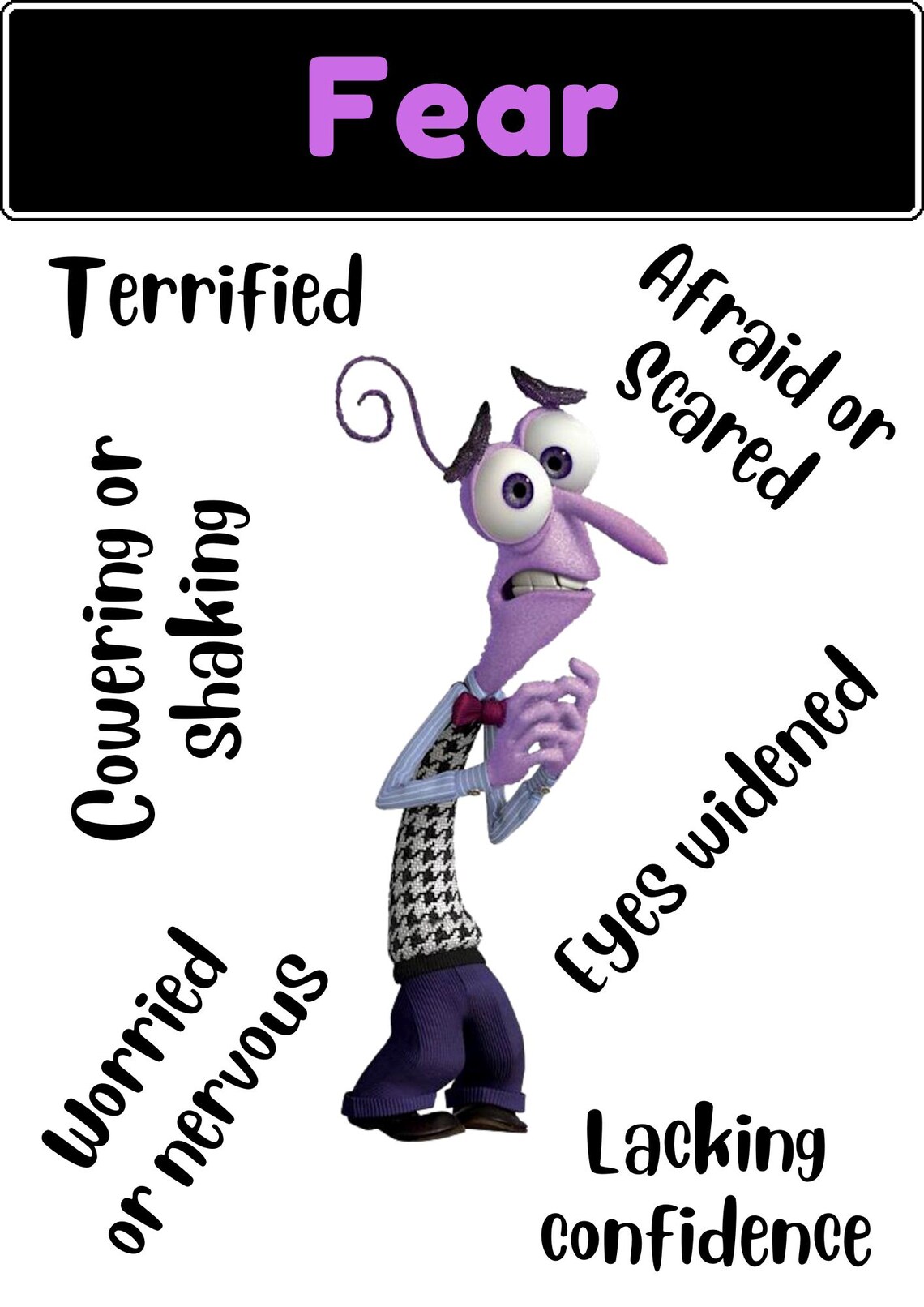 Inside Out Movies Identifying and Coping With Emotions Poster BUNDLE - Etsy