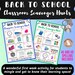 Back to School - Scavenger Hunts - Classroom - Math - Etsy