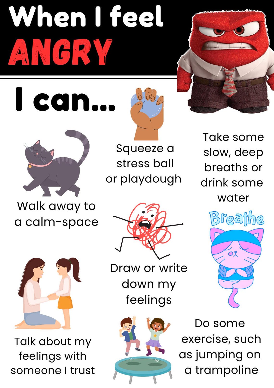 Inside Out Posters - Original Movie - Coping With Emotions - Emotional ...