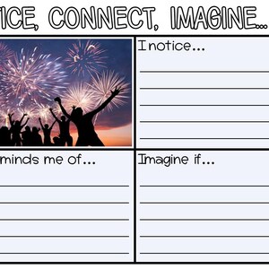 Visual Writing Prompts - Thinking Routines - Reluctant Writers - Writer ...