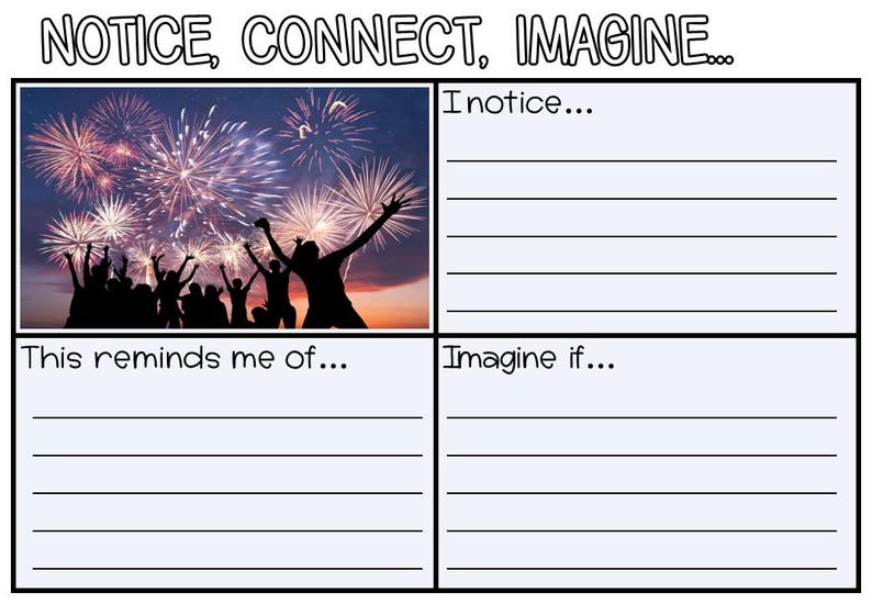 Visual Writing Prompts - Thinking Routines - Reluctant Writers - Writer ...