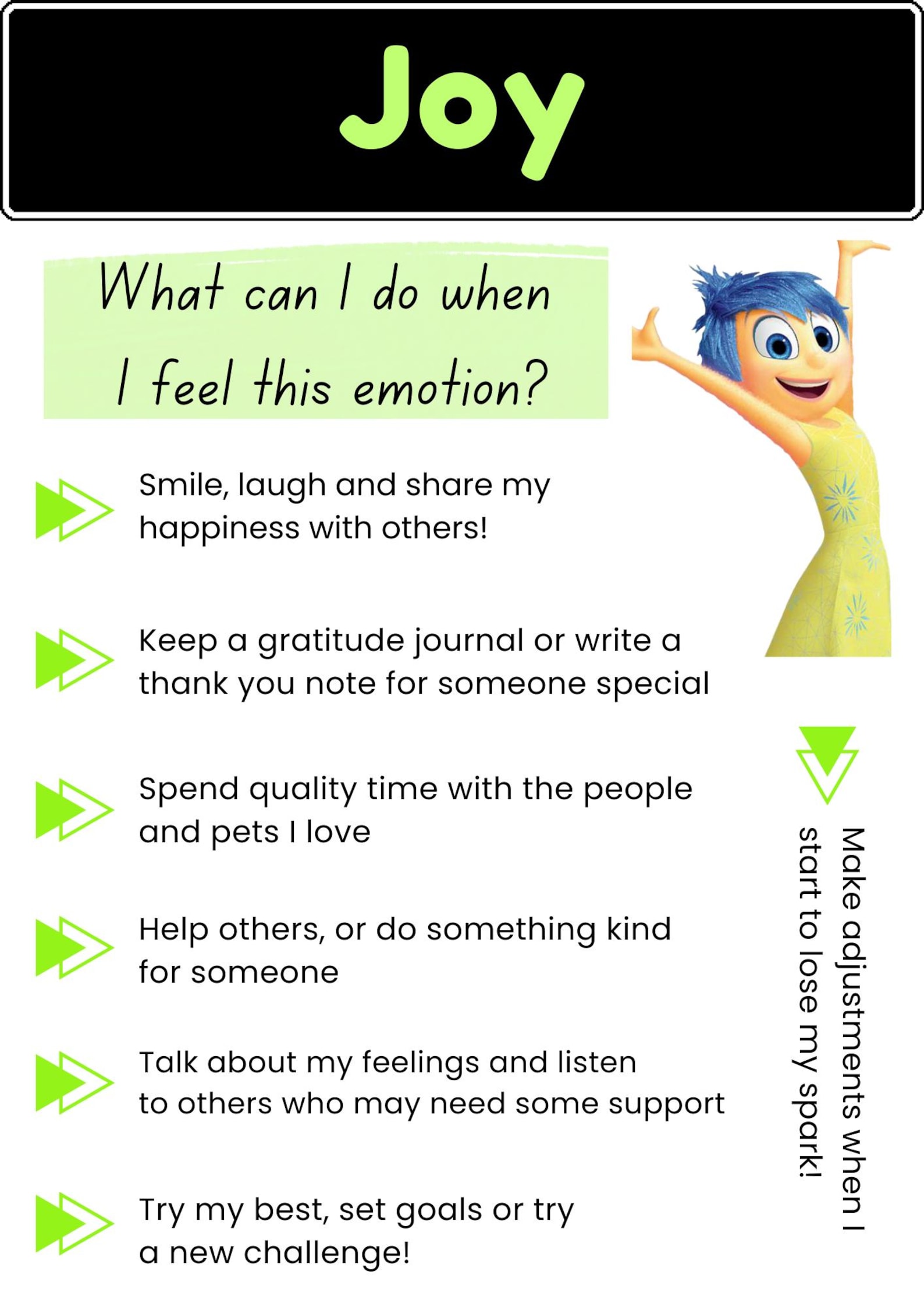Inside Out - Original Movie - Emotional Toolkit - Coping Skills and ...