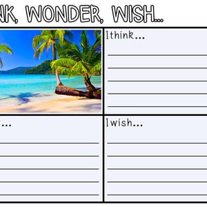 Visual Writing Prompts - Thinking Routines - Reluctant Writers - Writer ...