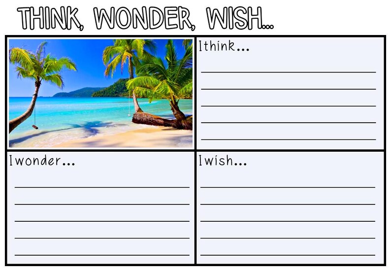 Visual Writing Prompts - Thinking Routines - Reluctant Writers - Writer ...