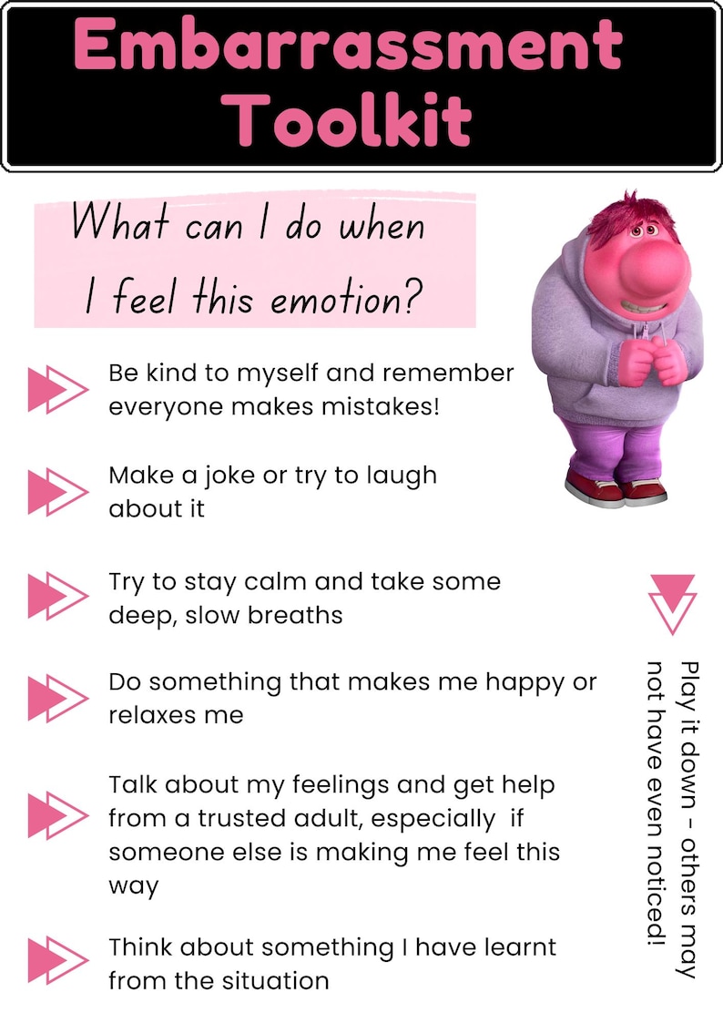 Inside Out 2 Posters - Emotional Toolkit - Emotional Regulation - Etsy