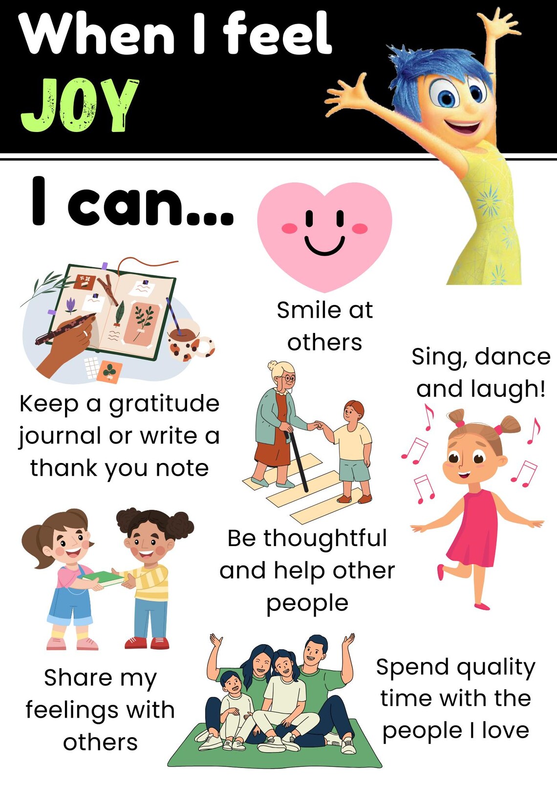 Inside Out Posters - Original Movie - Coping With Emotions - Emotional ...