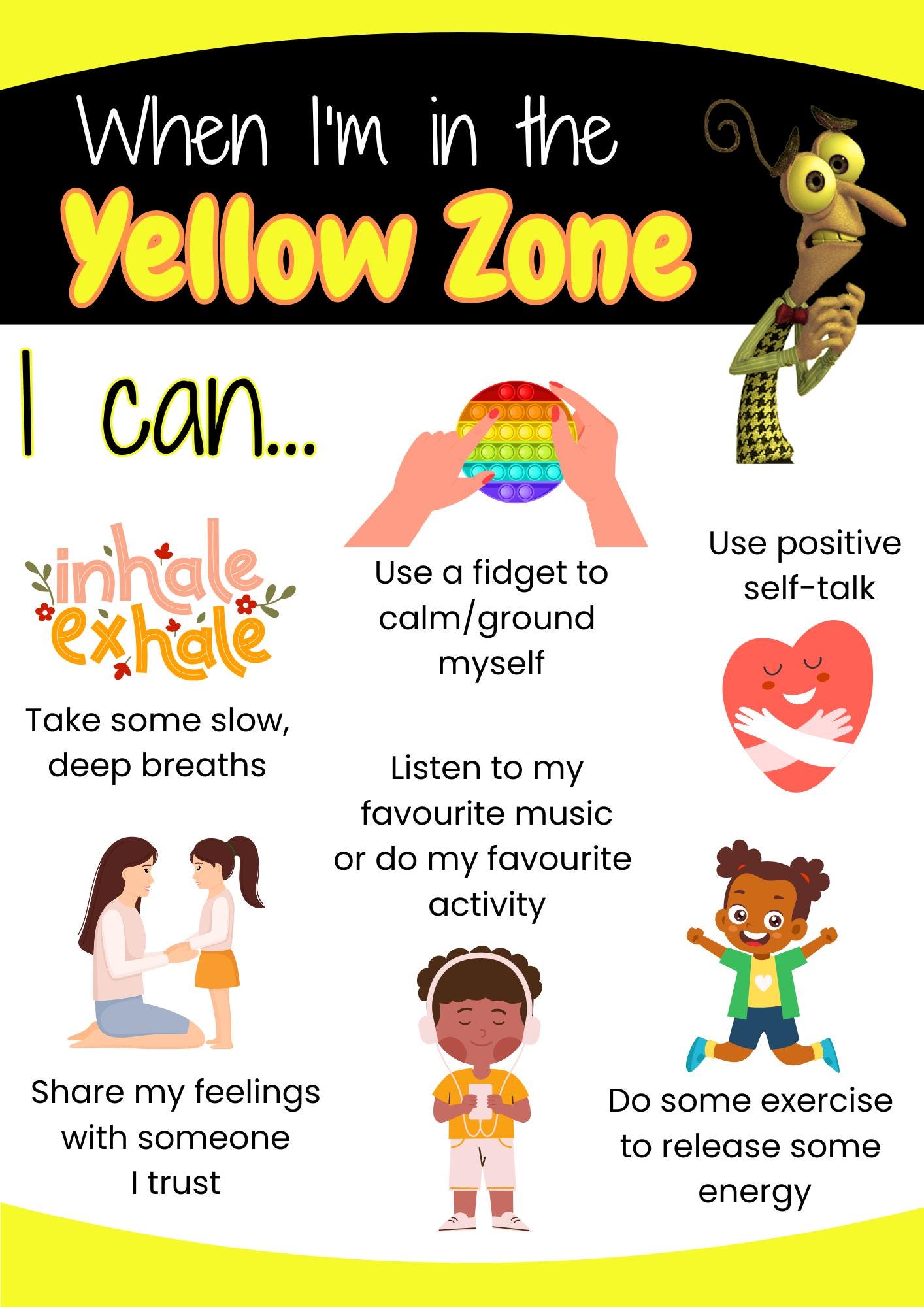 Zones Toolkit - Posters & Cards - Managing Emotions - Etsy