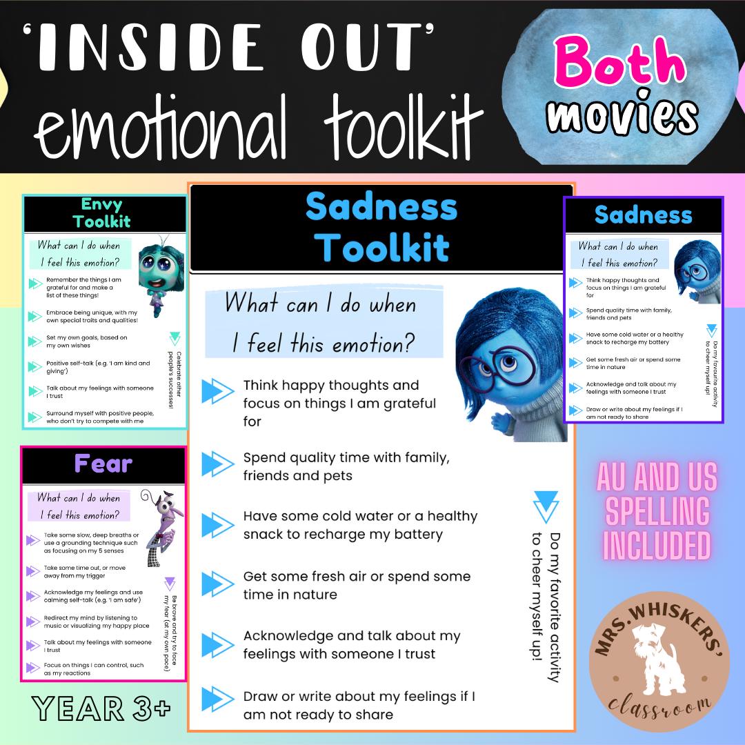 Inside Out 1 & 2 - Complete Emotional Toolkit - BUNDLE - Etsy