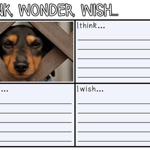 Visual Writing Prompts - Thinking Routines - Reluctant Writers - Writer ...