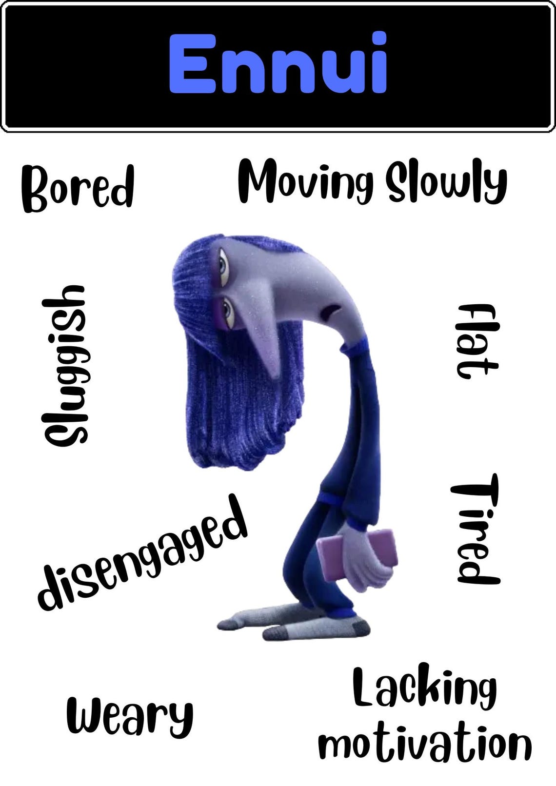 Inside Out 2 Posters - Feelings and Behaviours - Etsy