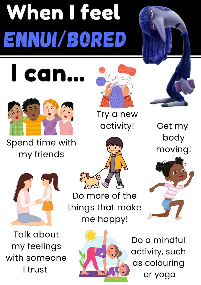 Inside Out 2 Posters - Coping With Emotions - Emotional Regulation - Etsy