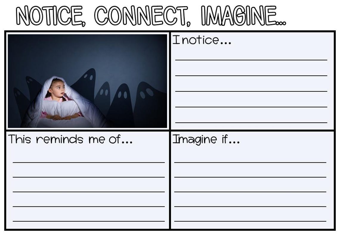 Visual Writing Prompts - Thinking Stems - Feelings and Emotions - Etsy